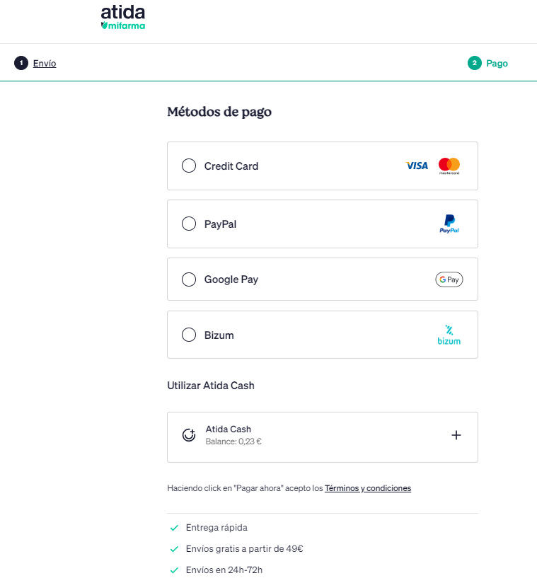 . Atida Cash – ATC Atida